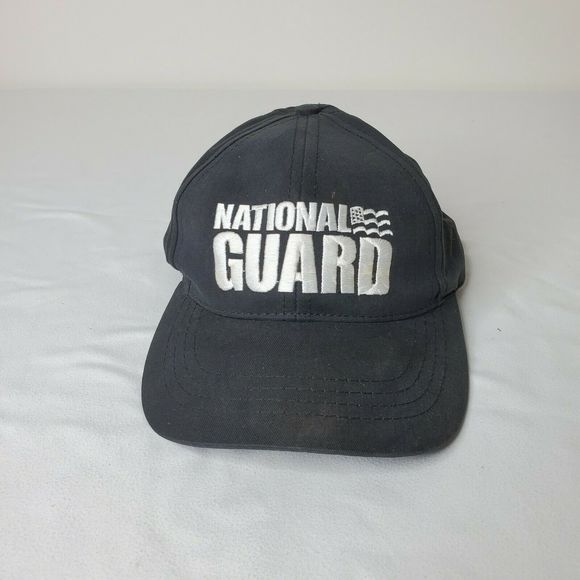 Accessories | National Guard Black Strapback Hat | Poshmark